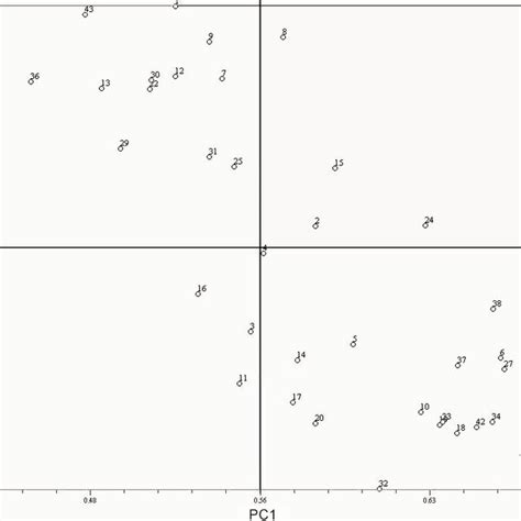 relationships among the pistachio genotypes revealed by principal