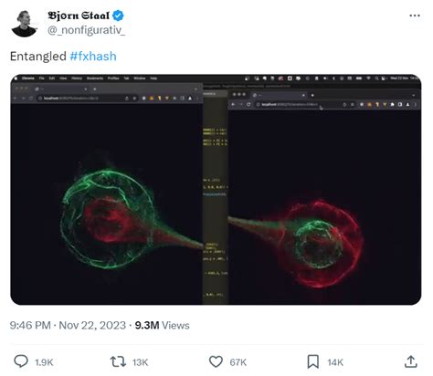 外网爆火的量子纠缠前端代码已开源，抢鲜体验！ 前端量子纠缠特效 csdn博客