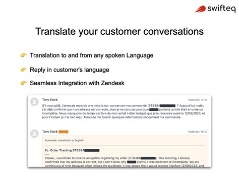 translate conversations app integration with zendesk support