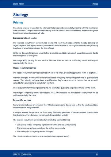 Recruitment Agency Business Plan Template Ablebionics