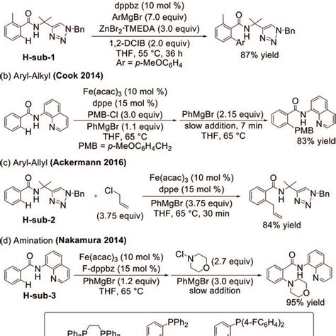 Examples Of Iron Catalysed Ch Activationfunctionalisation Reactions