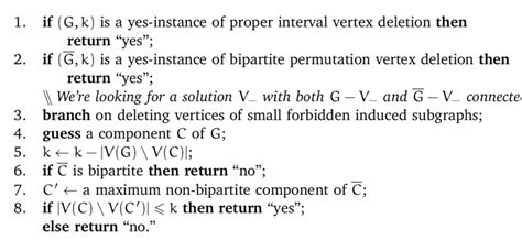 the outline of the algorithm for proper circular arc vertex deletion