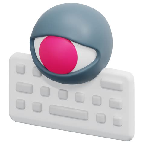 Keylogger 3d Render Icon Illustration 21615391 Png