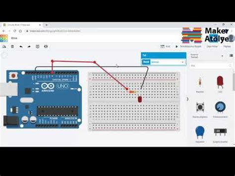 Maker Atölye Arduino Dersleri Blink YouTube