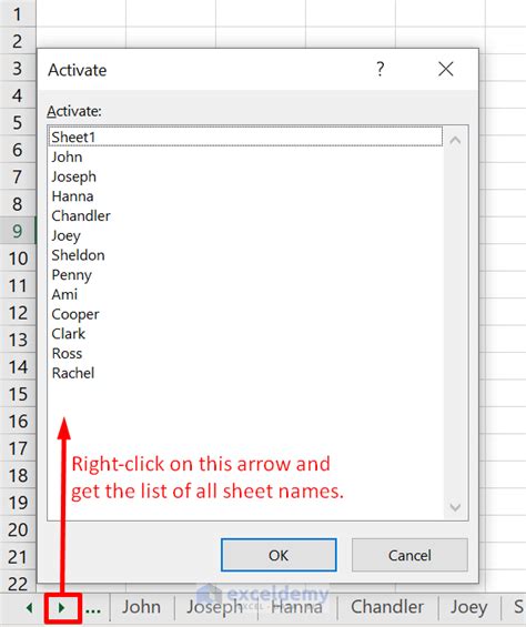 How To Search By Sheet Name In Excel Workbook Handy Methods