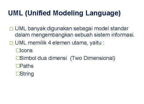 KONSEP PEMODELAN DENGAN UML KONSEP PEMODELAN Pada Pengembangan