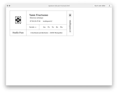 Signature Mail Htmlcss Dans Spark Probleme Le Css Nest Pas Pris En Compte Par