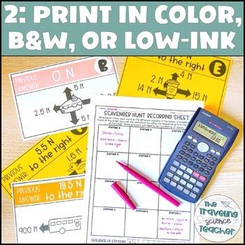 Net Force Calculation Activities BUNDLE By The Traveling Science Teacher