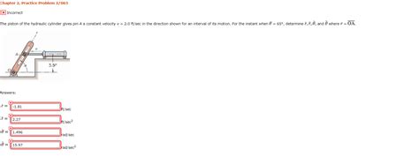 Solved Chapter 2 Practice Problem 2063 X Incorrect The