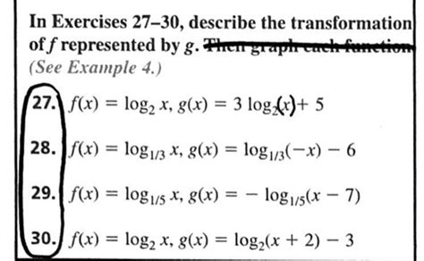 solved in exercises 27 30 describe the transformation of f
