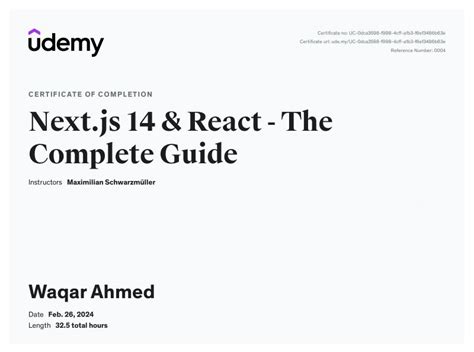 Completed Nextjs 14 And React Course Waqar Ahmed Posted On The Topic