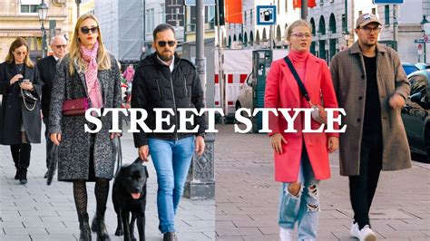 Munich Old Town Street Style German Winter Clothing Fashion Trends