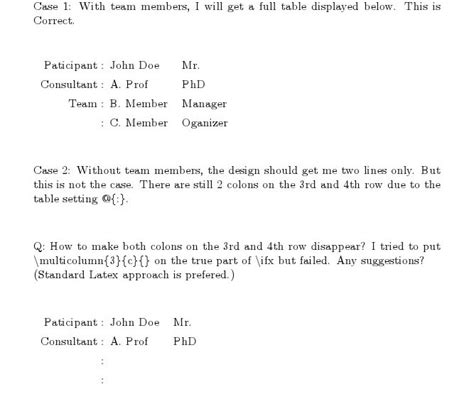 How To Make A Table With Variable Rows TeX LaTeX Stack Exchange