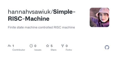 GitHub Hannahvsawiuk Simple RISC Machine Finite State Machine Controlled RISC Machine