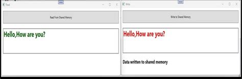 Effective Communication Between Executable Files Using Shared Memory