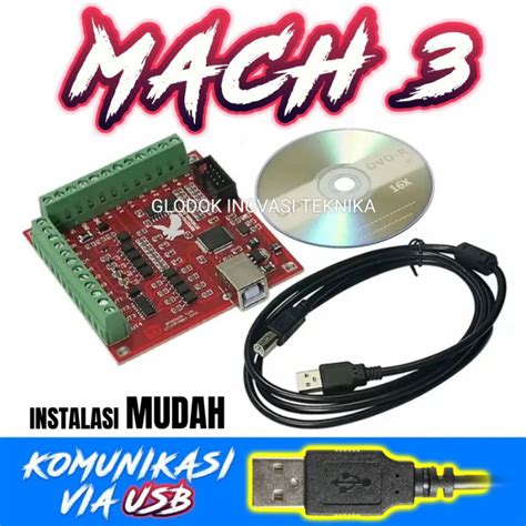 Jual Mach3 Mach 3 Breakout Control Board Cnc Router Controller Usb 4