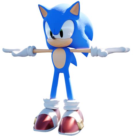 sonic frontiers custom 3d model render in blender by starbrine2020 on