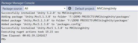 dependency injection using unity container in mvc dot net tutorials