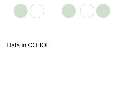 ppt introduction to cobol programming powerpoint presentation free download id 5842760