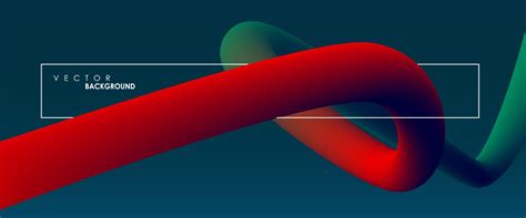 Liquid Color Shapes Abstract Colorful Curve Line Vector Image