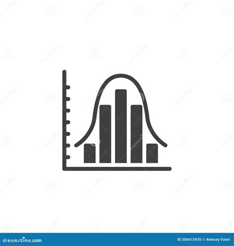 Bar Chart Histogram Vector Icon Stock Vector Illustration Of