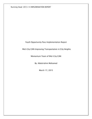 Implementation Report Final Version PDF