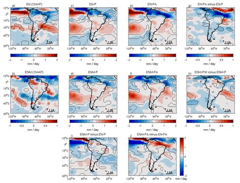 4 Observed Rainfall Anomalies For A El Niño B El Niño Modoki Download Scientific Diagram