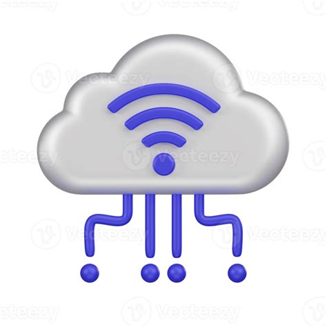 Iot Cloud Platform 3d Icon 41309959 Png