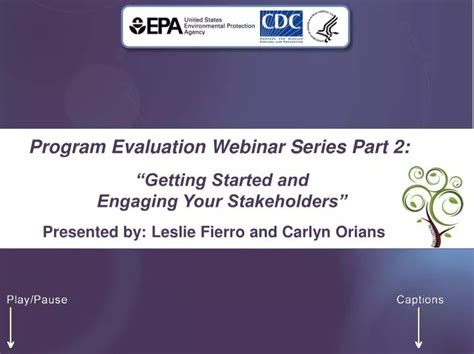 Ppt Program Evaluation Webinar Series Part 2 Powerpoint Presentation