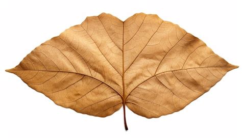 Premium Photo Dry Leaf Elevation Top View Isolated