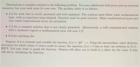 solved demonstrate a complete solution to the following