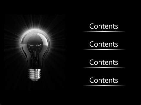 Ppt 템플릿 아이디어 전구 생각 기획 흑백 이미지 링커리어 커뮤니티