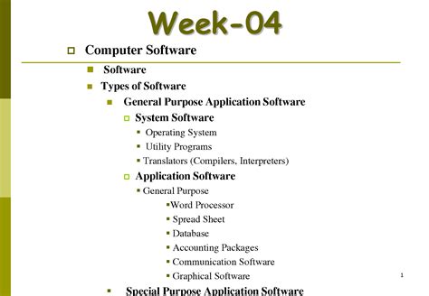 Types Of Computer Software