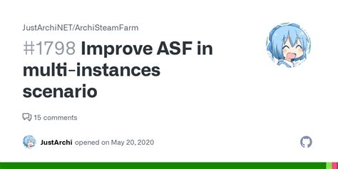improve asf in multi instances scenario · issue 1798 · justarchinet