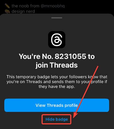 How To Hide Threads Badge On Instagram MrNoob