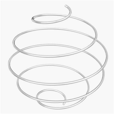 Металлическая спираль 3D Модель $9 - .unknown .3ds .c4d .dae .dxf .fbx ...