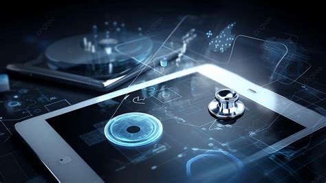 의료 기술 파란색 간단한 배경 치료 기술 푸른 배경 일러스트 및 사진 무료 다운로드 Pngtree