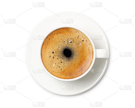 咖啡杯分类俯视图收集