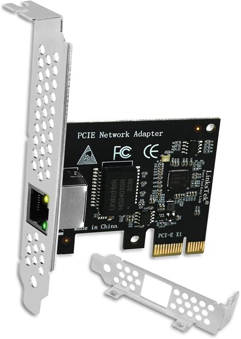 Amazon LinksTek PCI Express X1インターフェース 2 5Gbps RJ45ポート ネットワークアダプター Windows 11 10 64bit