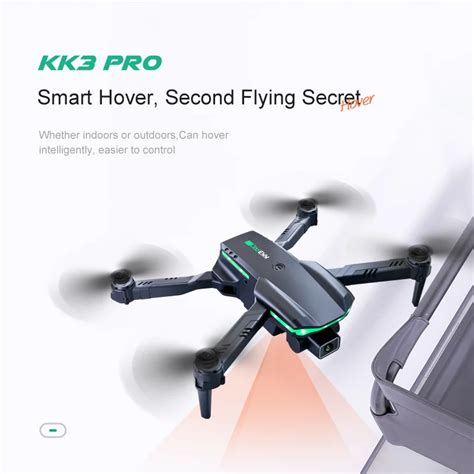 Kk3 프로 미니 드론 직업 장애물 회피가 있는 4k Hd 듀얼 카메라 헬리콥터 Rc 비행기 Wifi Fpv Foldabl