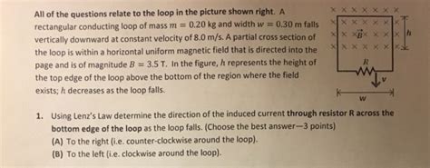 Solved All Of The Questions Relate To The Loop In The Chegg