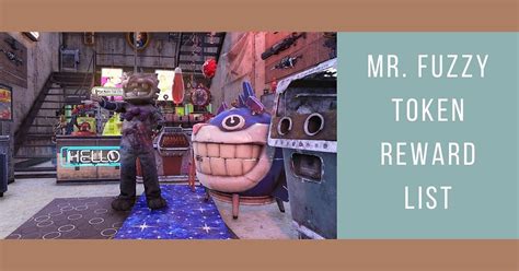 Mr Fuzzy Token Reward List