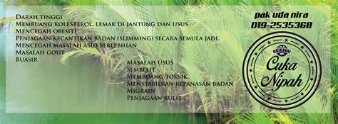 Cuka Nipah Asli Tumpat