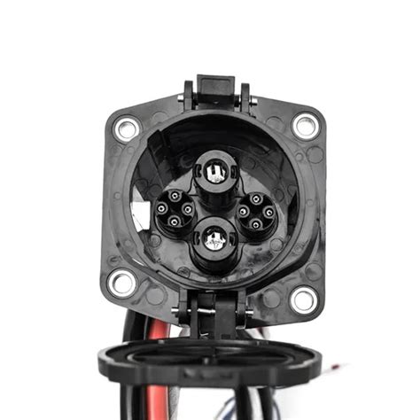 EV DC Charger Connector Evse Charging CCS Combo A A A A Chademo Inlet Socket DC Fast
