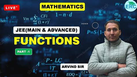 Part 1 Functions Mathematics Class Xi And Xii Iit Jee Ab Sir Youtube