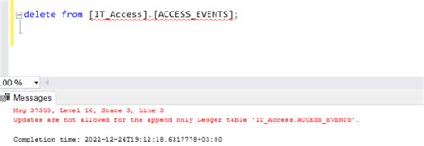 Sql Server Ledger Feature Sql Server Warrior