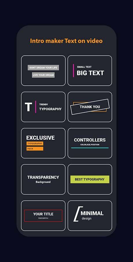 Intro Maker No Watermark Android App Template By Elveeinfotech Codester