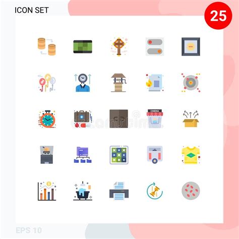 set of 25 modern ui icons symbols signs for balloon delete ireland