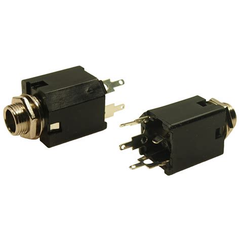 Cliff Fm6704 635mm Vertical Pcb Mounting Mono Jack Socket With 3