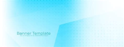 추상적인 기하학적 디자인 현대 파란색 배너 무료 벡터